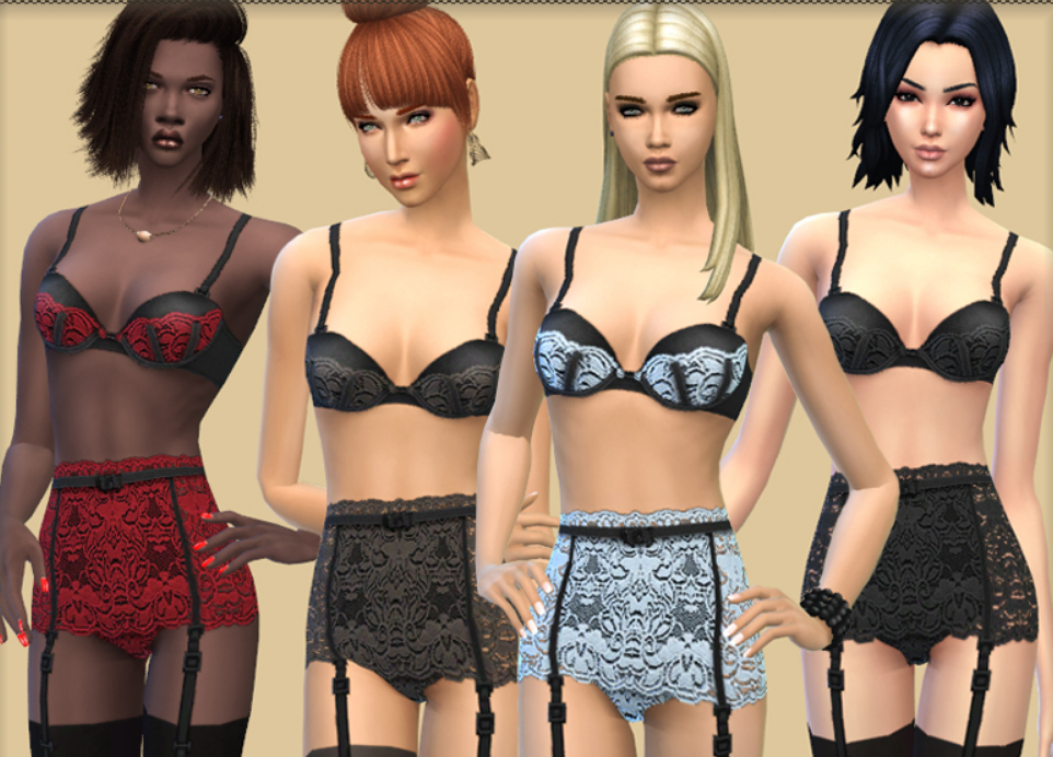 Lace Underwear Underwear Clothes Mod Download