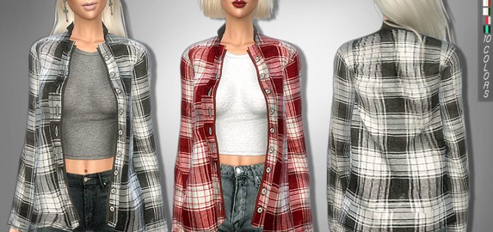 Sims 4 Shirt CC | Sims 4 Shirts Mods | Sims 4 CC Shirt