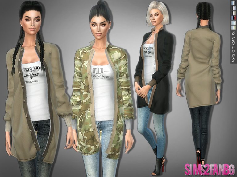 280 - Outfit with coat - UPDATED | Outfit Clothes Mod Download