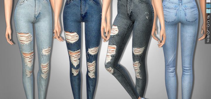 Sims 4 CC Jeans | Sims 4 Jeans CC Mods | Jeans Sims 4