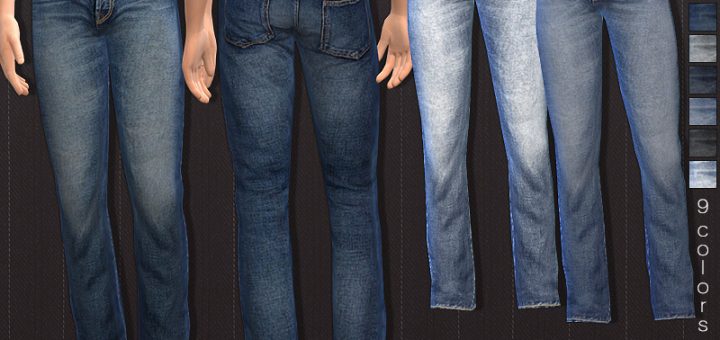 Sims 4 CC Jeans | Sims 4 Jeans CC Mods | Jeans Sims 4