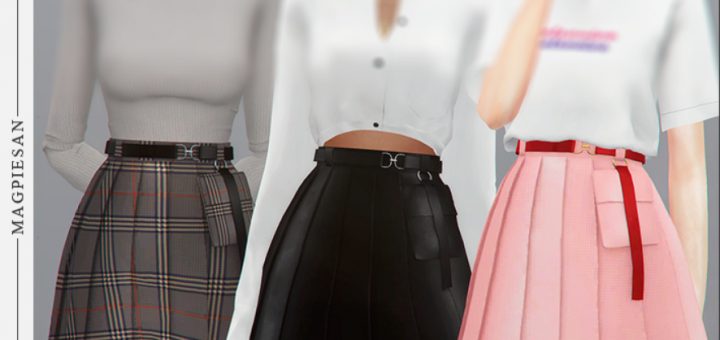 Sims 4 Skirt CC | Sims 4 CC Skirt Mods | Sims 4 Mini Skirt