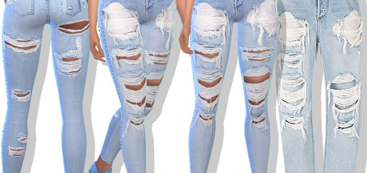Sims 4 CC Jeans | Sims 4 Jeans CC Mods | Jeans Sims 4
