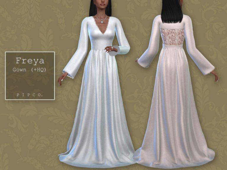 Bohemian Wedding - Freya Gown | Wedding Clothes Mod Download