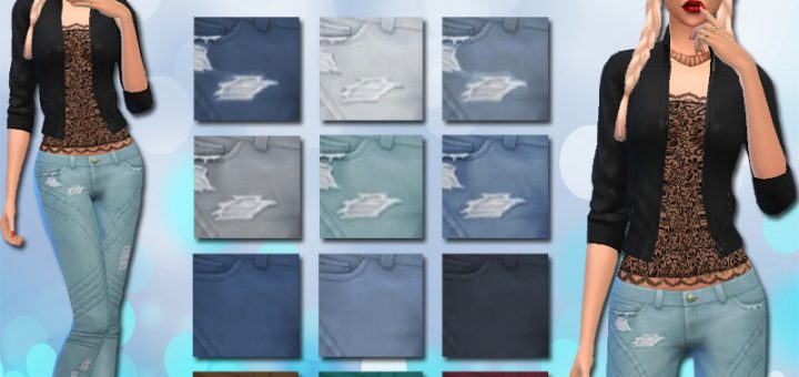 Sims 4 CC Jeans | Sims 4 Jeans CC Mods | Jeans Sims 4