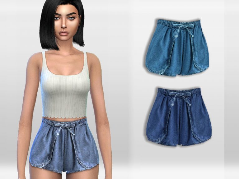 Comfy Denim Shorts | Shorts Clothes Mod Download