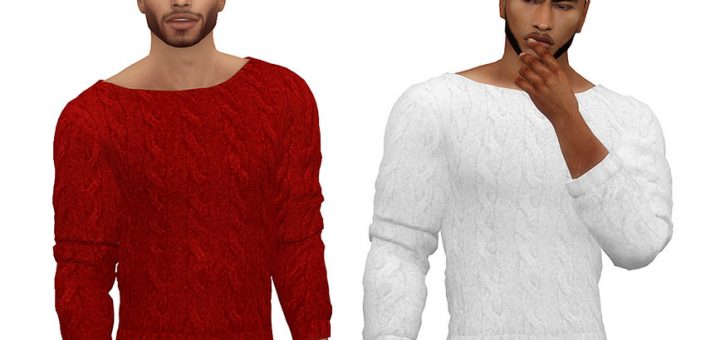 Sims 4 Sweater CC | Sims 4 CC Sweater Mods | Sims 4 Baggy Sweater