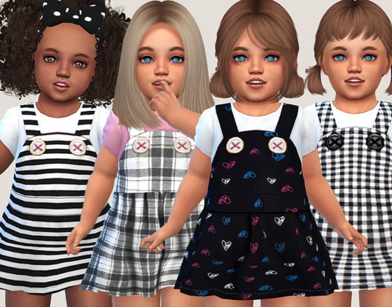 Cute Toddler Dresses Collection 02 | Toddler Clothes Mod Download