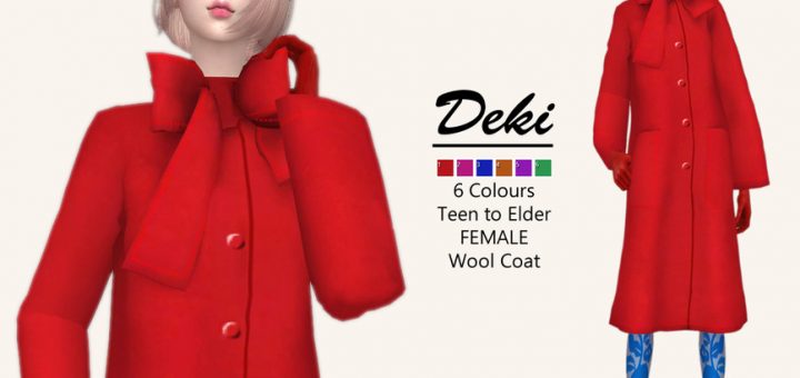 Sims 4 Coat CC Mods | Jacket CC Sims 4 Mods