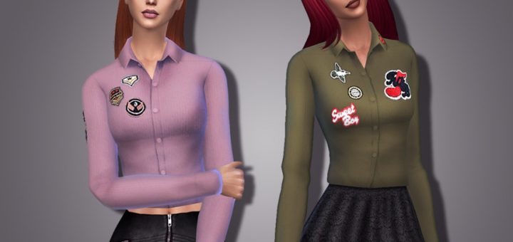 Sims 4 Shirt CC | Sims 4 Shirts Mods | Sims 4 CC Shirt
