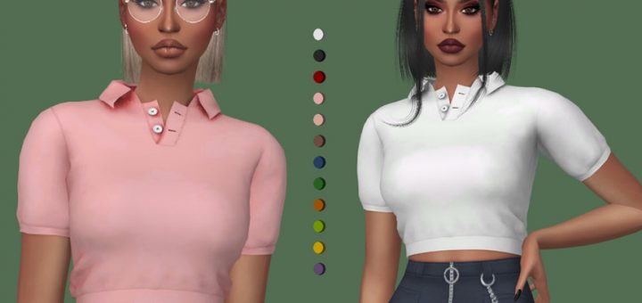 Sims 4 Shirt CC | Sims 4 Shirts Mods | Sims 4 CC Shirt