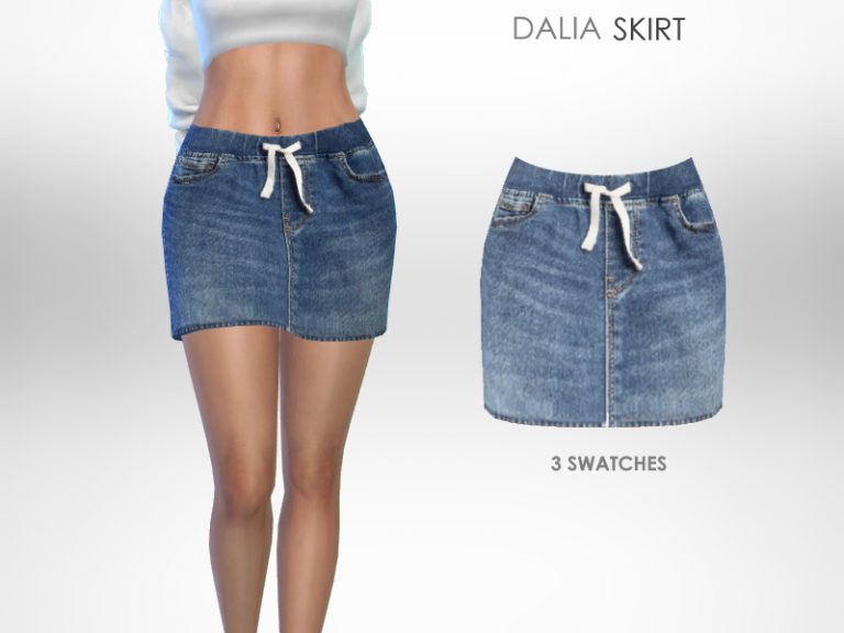Dalia Skirt | Skirt Clothes Mod Download
