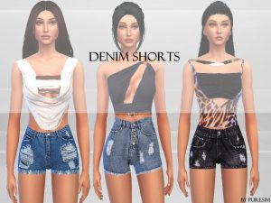 Denim Shorts | Shorts Clothes Mod Download