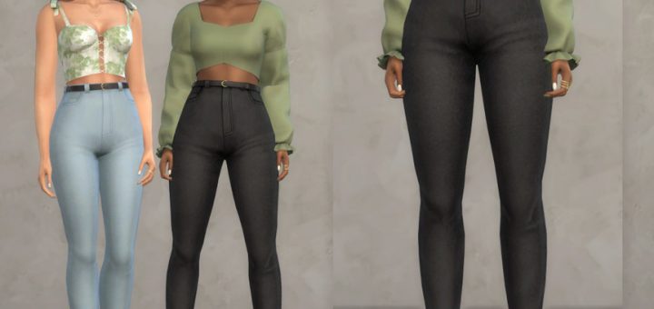 Sims 4 CC Jeans | Sims 4 Jeans CC Mods | Jeans Sims 4