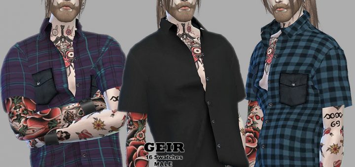 Sims 4 Shirt CC | Sims 4 Shirts Mods | Sims 4 CC Shirt