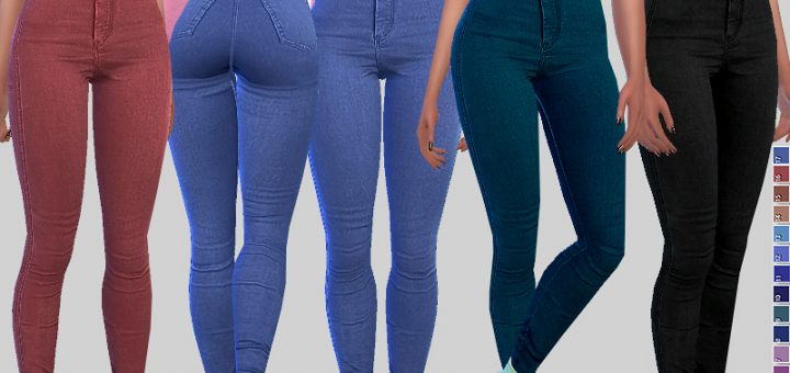 Sims 4 CC Jeans | Sims 4 Jeans CC Mods | Jeans Sims 4