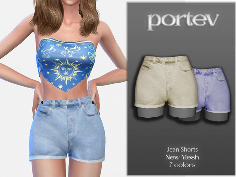 Jean Shorts | Shorts Clothes Mod Download