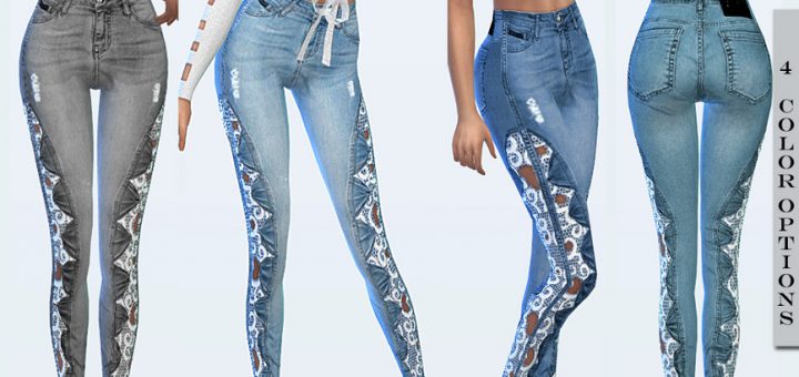 Sims 4 CC Jeans | Sims 4 Jeans CC Mods | Jeans Sims 4