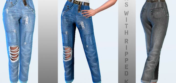 Sims 4 CC Jeans | Sims 4 Jeans CC Mods | Jeans Sims 4
