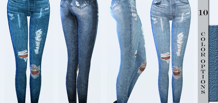 Sims 4 CC Jeans | Sims 4 Jeans CC Mods | Jeans Sims 4