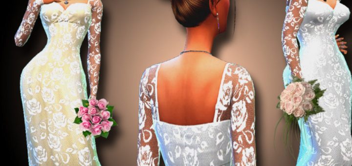 Xena - wedding gown | Wedding Clothes Mod Download