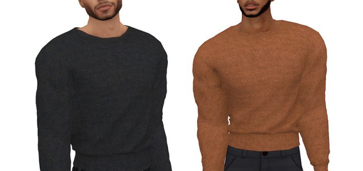 Sims 4 Sweater CC | Sims 4 CC Sweater Mods | Sims 4 Baggy Sweater