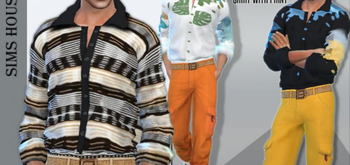 Sims 4 Shirt CC | Sims 4 Shirts Mods | Sims 4 CC Shirt