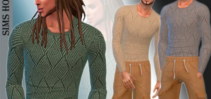 Sims 4 Sweater CC | Sims 4 CC Sweater Mods | Sims 4 Baggy Sweater