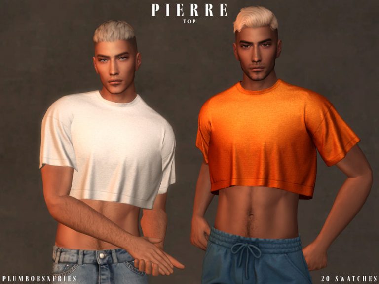 PIERRE top | T-Shirt Clothes Mod Download
