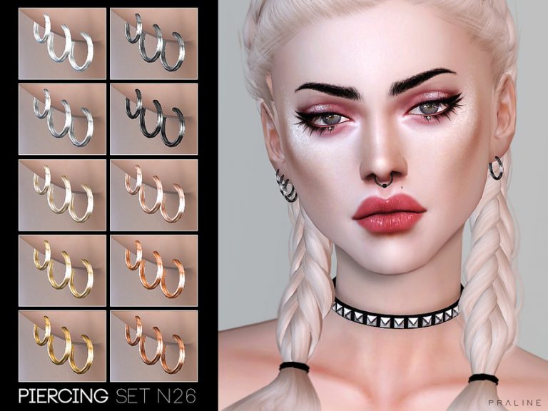 Piercing Set N26 | Accessories Clothes Mod Download