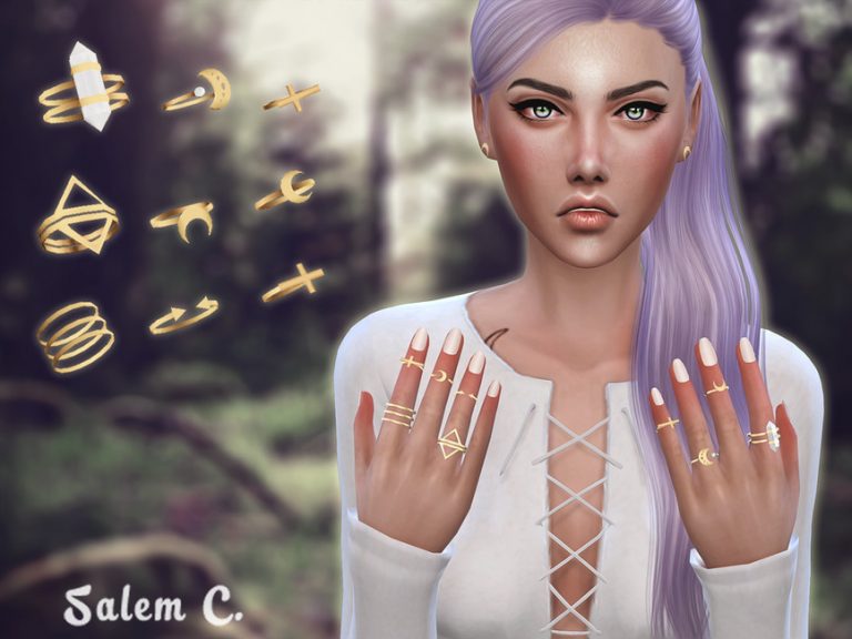 Rings set 1 | Accessories Clothes Mod Download