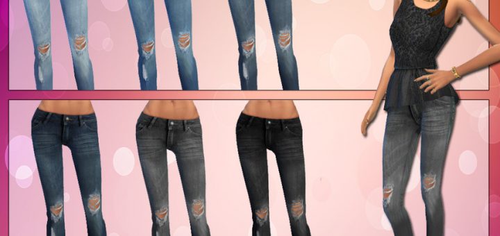 Sims 4 CC Jeans | Sims 4 Jeans CC Mods | Jeans Sims 4