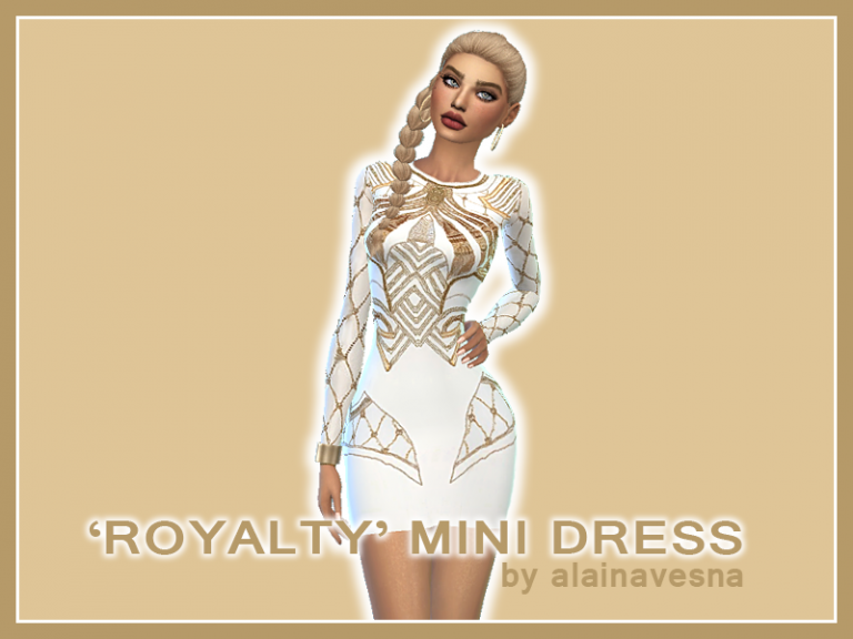 Royalty Mini Dress | Dress Clothes Mod Download