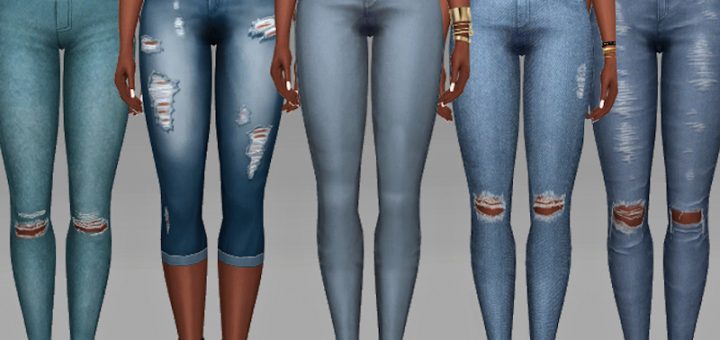 Sims 4 CC Jeans | Sims 4 Jeans CC Mods | Jeans Sims 4