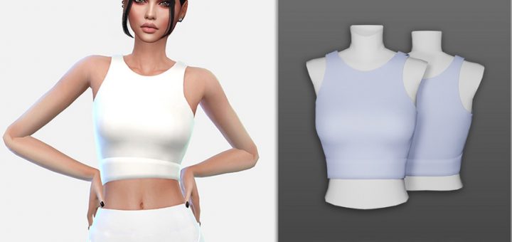 Sims 4 Crop Top CC | Sims 4 T-Shirts CC | Sims 4 Tee CC Mods