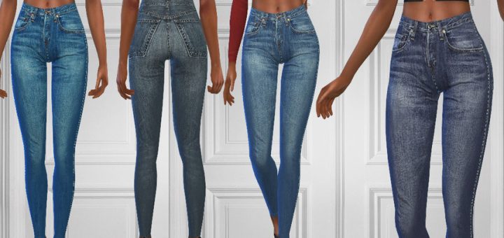Sims 4 CC Jeans | Sims 4 Jeans CC Mods | Jeans Sims 4