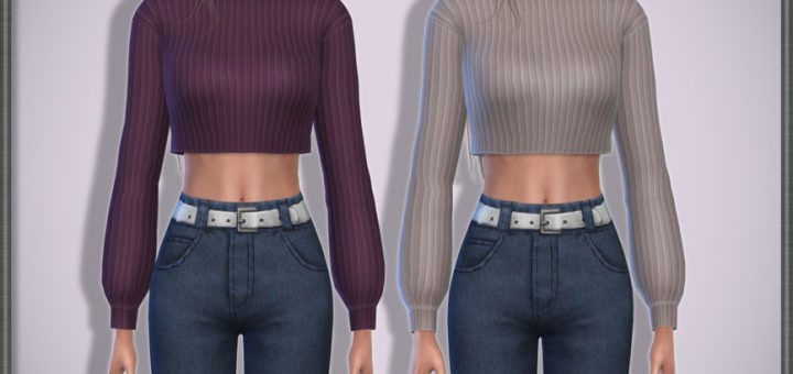 Sims 4 Sweater CC | Sims 4 CC Sweater Mods | Sims 4 Baggy Sweater