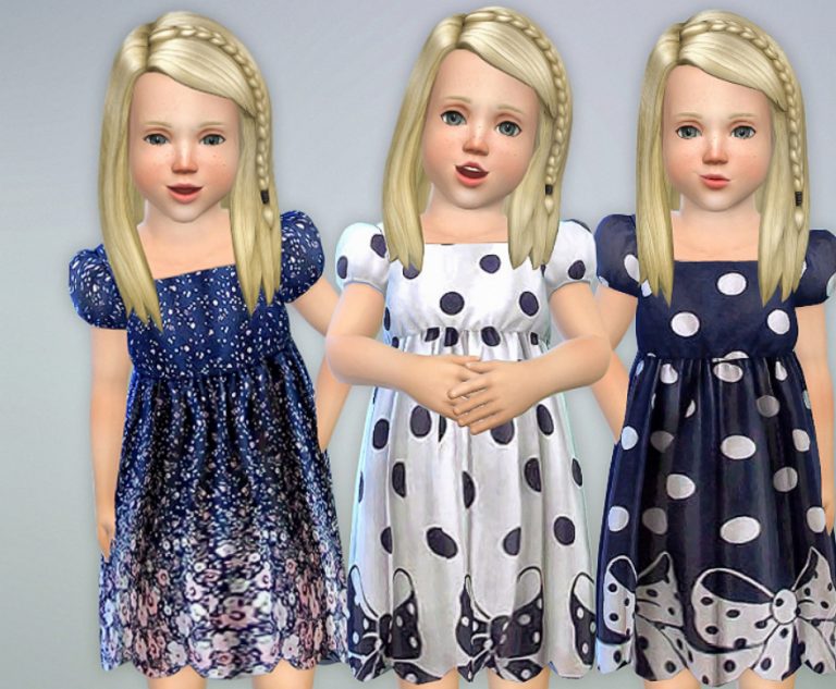 Toddler Dresses Collection P30 | Toddler Clothes Mod Download
