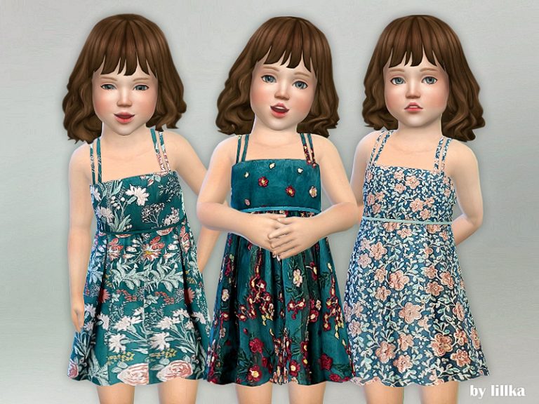 Toddler Dresses Collection P72 | Toddler Clothes Mod Download