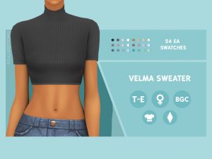 Velma Sweater | Sweater Clothes Mod Download