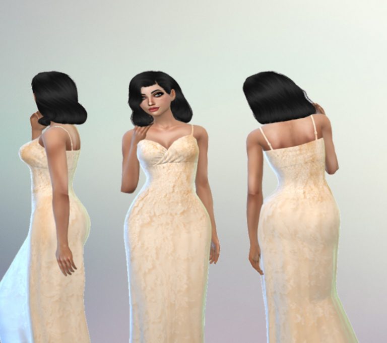 Wedding Dress - Janine | Wedding Clothes Mod Download