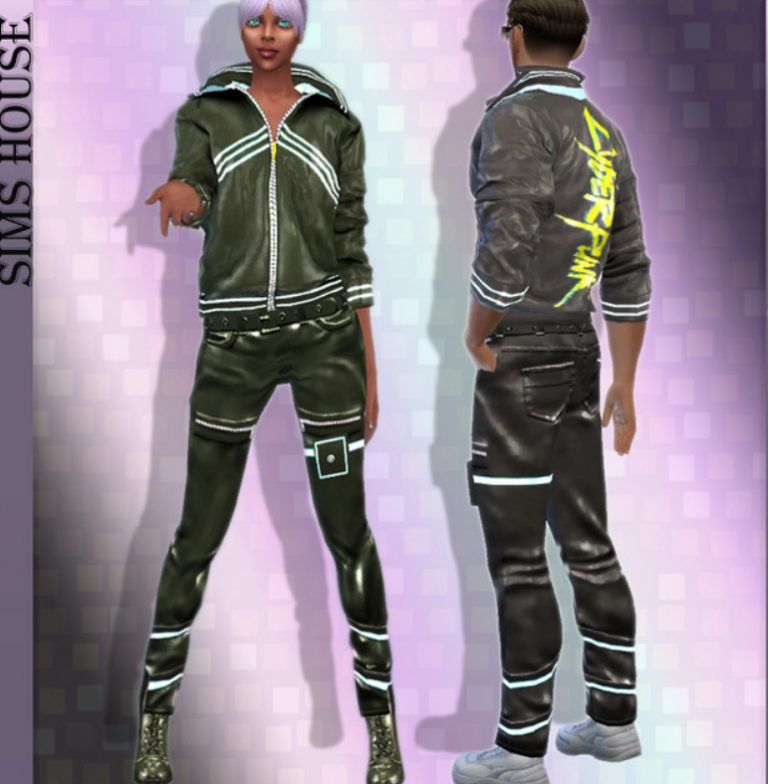 Women's Cyberpunk jacket | Coat Clothes Mod Download