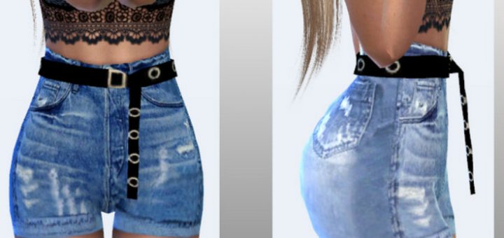 Sims 4 Shorts CC | Sims 4 CC Shorts Mods | Sims 4 Booty Shorts