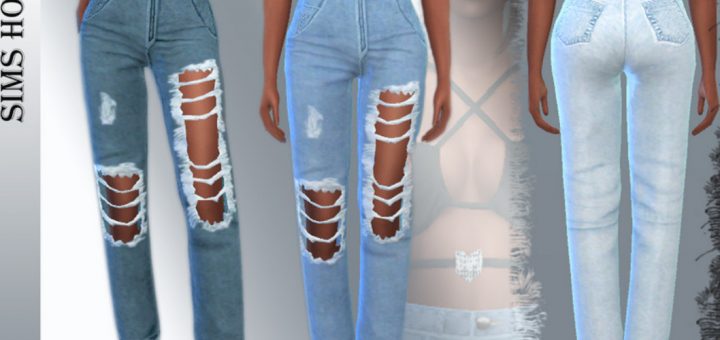 Sims 4 CC Jeans | Sims 4 Jeans CC Mods | Jeans Sims 4