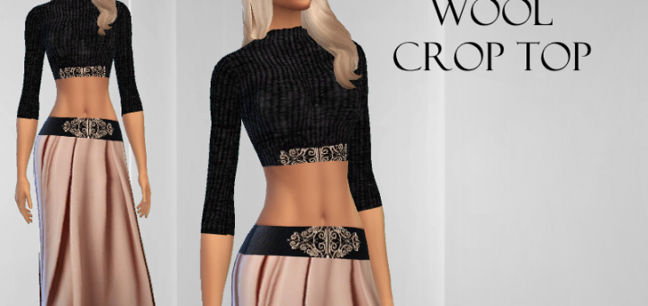 Sims 4 Crop Top CC | Sims 4 T-Shirts CC | Sims 4 Tee CC Mods