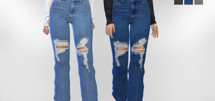 Sims 4 CC Jeans | Sims 4 Jeans CC Mods | Jeans Sims 4