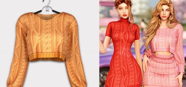 Sims 4 Sweater CC | Sims 4 CC Sweater Mods | Sims 4 Baggy Sweater