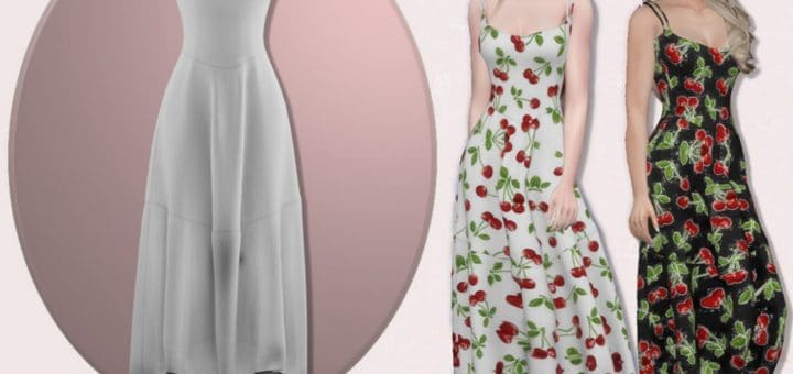 Sims 4 Dress CC | Sims 4 CC Dress Mods