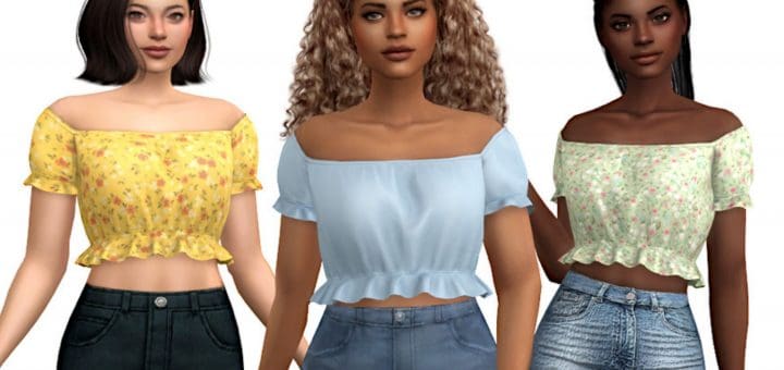 Sims 4 Top CC | Sims 4 Hoodies CC | Sims 4 Blouse Mods