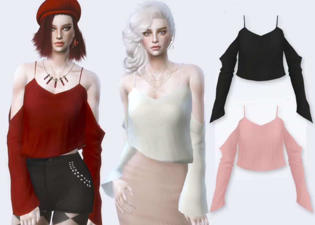 Kaliah (Top) | Top Clothes Mod Download